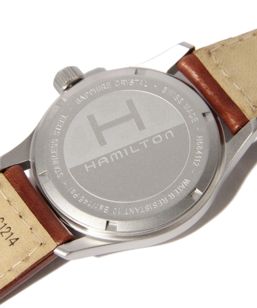 HAMILTON（ハミルトン）の「HAMILTON / Khaki Field Quarts 38mm H68411533（アナログ腕時計 ...