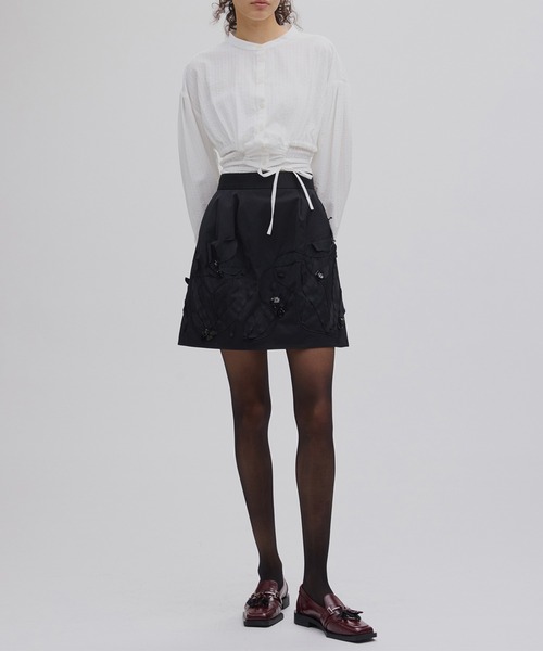 UND FLOUR MOTIF MINI SKIRT（スカート）｜Ameri（アメリ）の