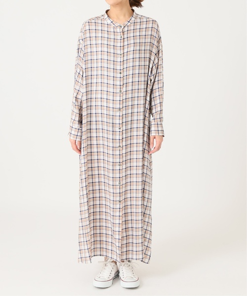 FRAMeWORK（フレームワーク）の「TENCELtwillチェックシャツワンピース （ワンピース）」 - WEAR