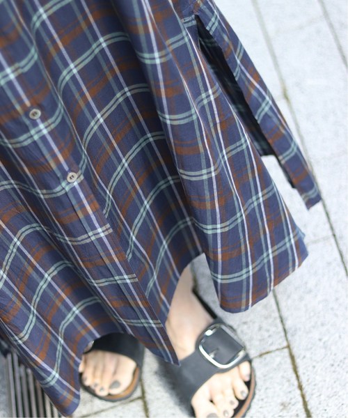 FRAMeWORK（フレームワーク）の「TENCELtwillチェックシャツワンピース （ワンピース）」 - WEAR