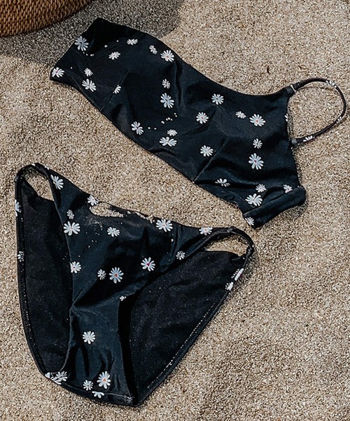 BALIBIKI（バリビキ）の「レディース水着 小粒ハート花柄ワンショルダービキニ 上下2点セット（水着）」 - WEAR