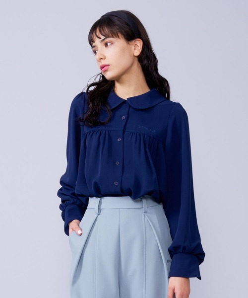 【セール】ROUND COLLAR BLOUSE（シャツ/ブラウス）｜MILKFED.（ミルクフェド）のファッション通販 - ZOZOTOWN