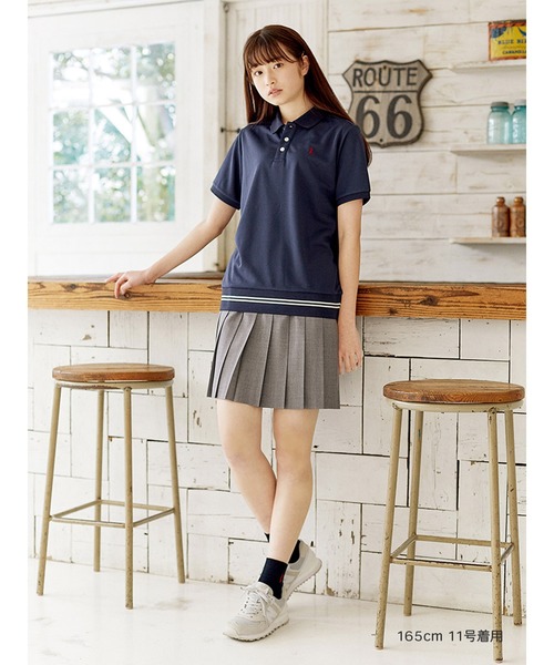 【メッシュ ポロシャツ】制服 高校生 中学生 スクール 半袖 夏用 JK（ポロシャツ）｜EASTBOY（イーストボーイ）のファッション通販 - ZOZOTOWN