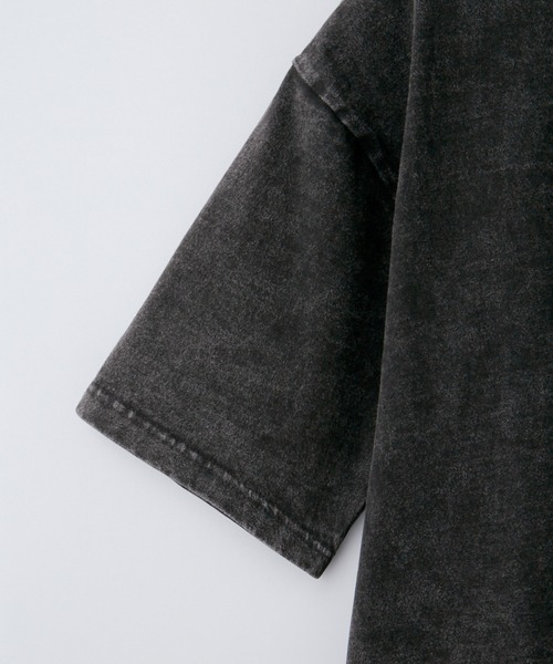 Ruelle（ルーエル）の「【Ruelle】Pigment-Dyed Cropped T-Shirt / ピグメント加工クロップド丈Tシャツ ...