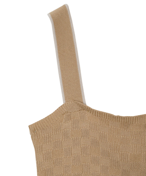 AMERI（アメリ）の「RETRO KNIT CAMISOLE（キャミソール）」 - WEAR