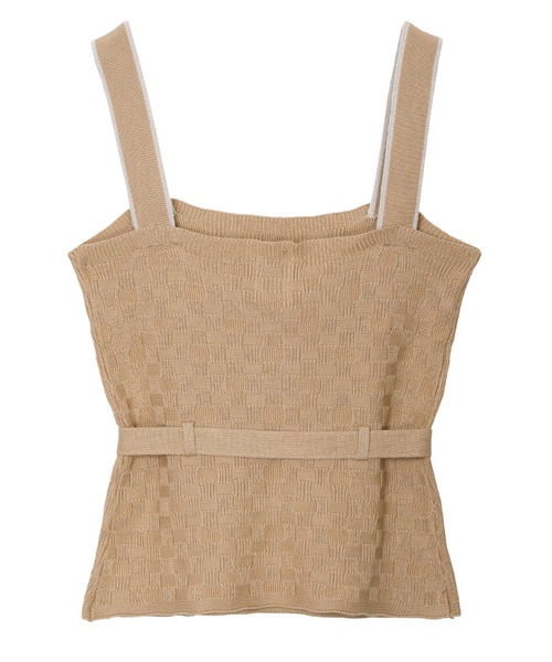 AMERI（アメリ）の「RETRO KNIT CAMISOLE（キャミソール）」 - WEAR