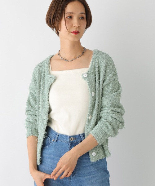 LEPSIM（レプシィム）の「5ゲージカールヤーンカーディガン 107575（カーディガン/ボレロ）」 - WEAR