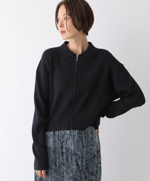 LEPSIM（レプシィム）の「12ゲージリブZIPカーディガン 133278（カーディガン/ボレロ）」 - WEAR