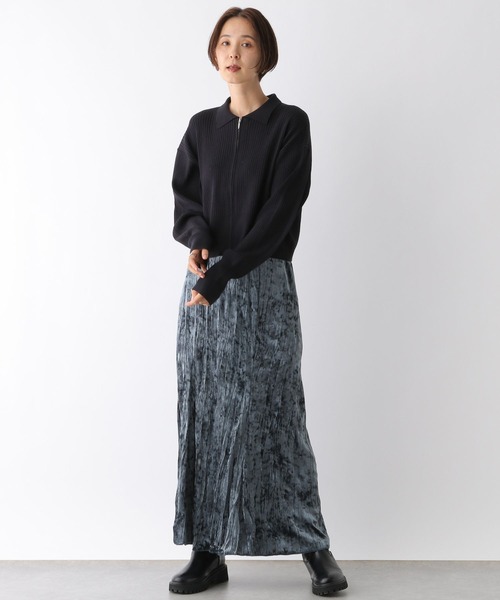 LEPSIM（レプシィム）の「12ゲージリブZIPカーディガン 133278（カーディガン/ボレロ）」 - WEAR