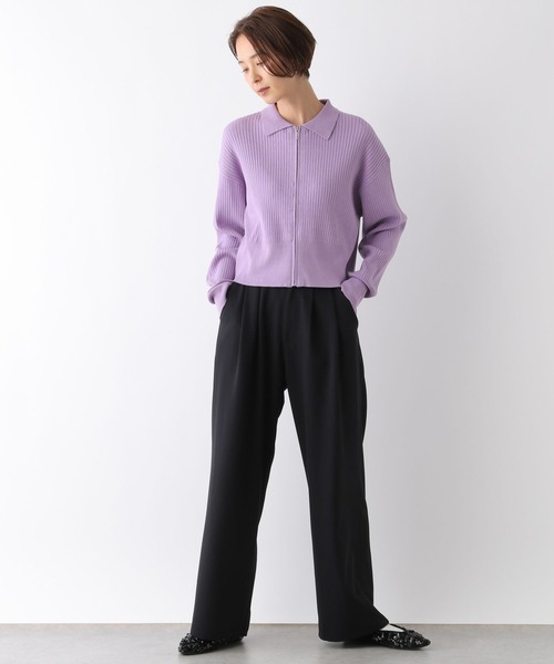 LEPSIM（レプシィム）の「12ゲージリブZIPカーディガン 133278（カーディガン/ボレロ）」 - WEAR