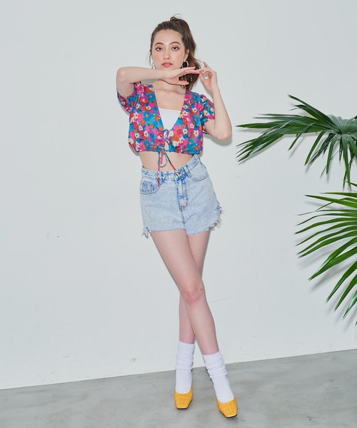 BLONDEY（ブロンディ）の「2wayボタニカルフラワーブラウス（シャツ/ブラウス）」 - WEAR