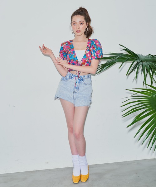 BLONDEY（ブロンディ）の「2wayボタニカルフラワーブラウス（シャツ/ブラウス）」 - WEAR