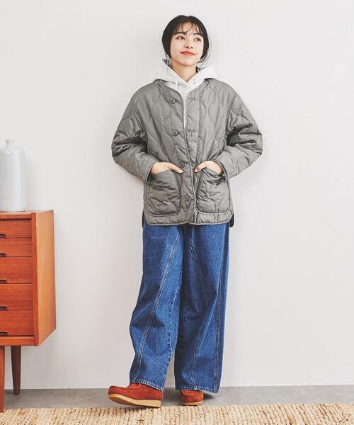 coen（コーエン）の「3WAYキルティングライナー付きノーカラーモッズコート（モッズコート）」 - WEAR