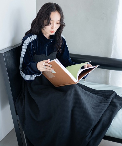 WEGO（ウィゴー）の「WEGO/【セットアップ】ベロアトラックジャケット（ジャージ）」 - WEAR