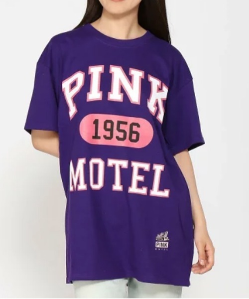 【セール】M1447 PINK MOTEL カレッジTEE（Tシャツ/カットソー）｜RNA（アールエヌエー）のファッション通販 - ZOZOTOWN