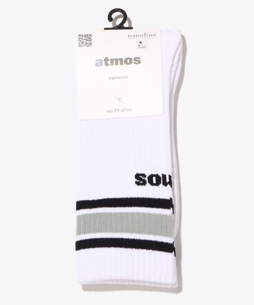 atmos（アトモス）の「atmos COLOR LINE SOCKS / アトモス カラーライン ソックス（ソックス/靴下）」 - WEAR