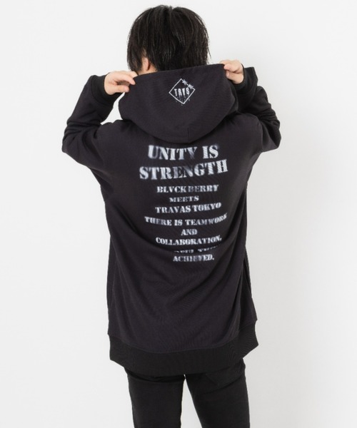 TRAVAS TOKYO（トラバス トウキョウ）の「TRAVAS TOKYO×BLVCK BERRY コラボフーディー（パーカー）」 - WEAR
