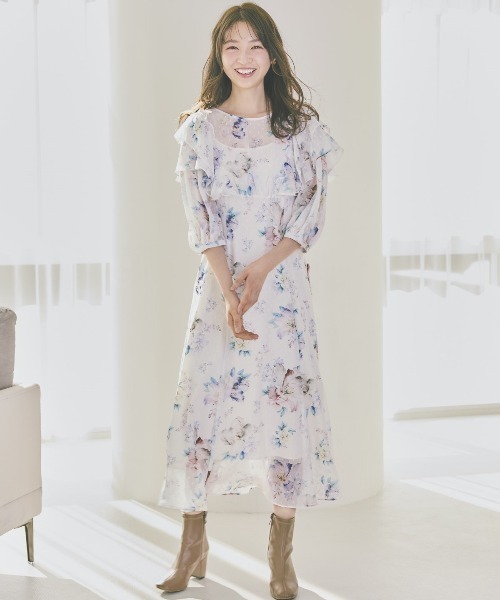 【ブランド古着】7分袖ワンピース（ワンピース）｜WILLSELECTION（ウィルセレクション）のファッション通販 - ZOZOUSED