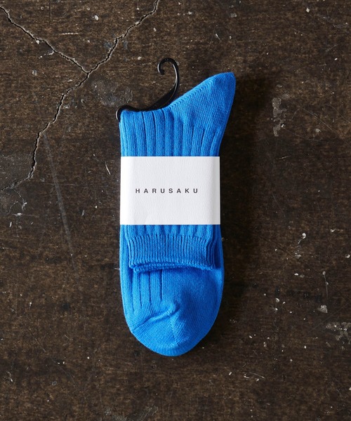 HARUSAKU（ハルサク）の「HARUSAKU RIB HALF SOCKS：ハルサク リブハーフソックス（ソックス/靴下）」 - WEAR