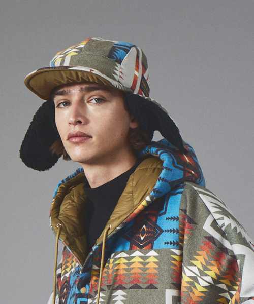 PENDLETON（ペンドルトン）の「WEB限定【PENDLETON×TAION / ペンドルトン×タイオン】REVERSIBLE WARM CAP リバーシブル フライトキャップ（キャップ ...