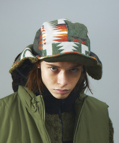 PENDLETON（ペンドルトン）の「WEB限定【PENDLETON×TAION / ペンドルトン×タイオン】REVERSIBLE WARM CAP リバーシブル フライトキャップ（キャップ ...