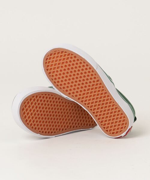 VANS（バンズ）の「VANS ヴァンズ SLIP ON(14-22) スリッポン V98CS COLORS L.GREEN（スニーカー ...