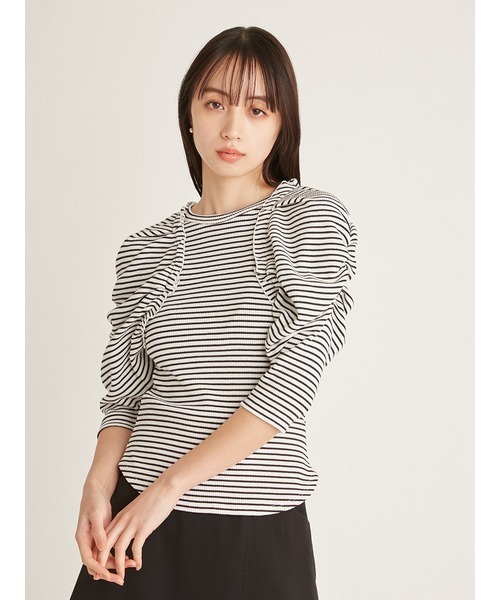 SNIDEL（スナイデル）の「パフスリカットプルオーバー（Tシャツ/カットソー）」 - WEAR