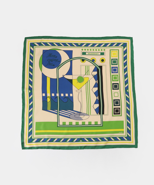 La TOTALITE（ラトータリテ）の「【manipuri/マニプリ】シルクスカーフ 65*65(カクテル)（バンダナ/スカーフ）」 - WEAR