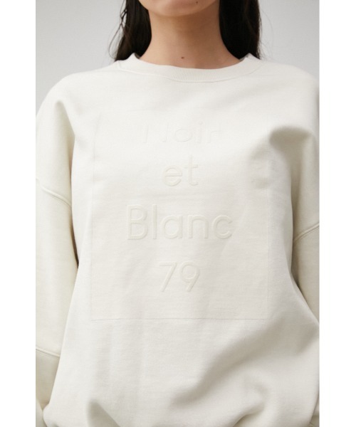 AZUL BY MOUSSY（アズールバイマウジー）の「FLOCKY PRINT PULLOVER/フロッキープリントプルオーバー（スウェット ...