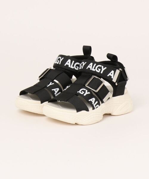 ALGY（アルジー）の「（ALGY） ロゴ入り スポーティ ベルトサンダル（サンダル）」 - WEAR