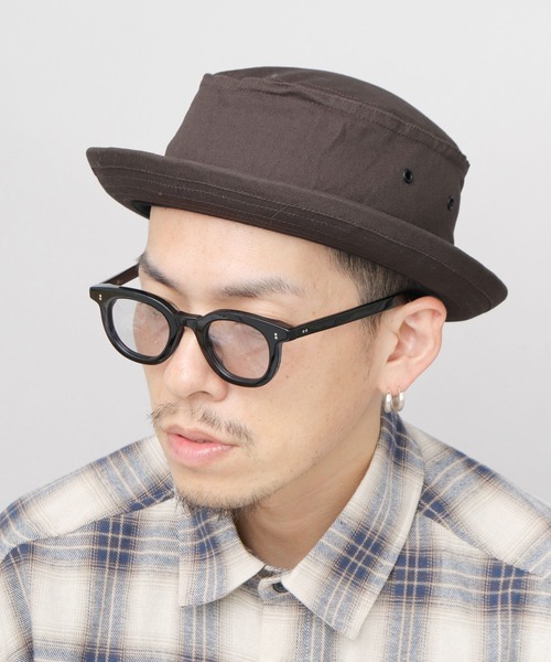 ReqHatter（レックハッター）の「選べる3素材 楕円型クラウン ポークパイハット（デニム・ツイル・スウェット）（ハット）」 - WEAR