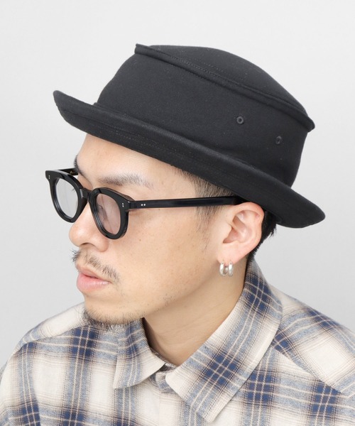 ReqHatter（レックハッター）の「選べる3素材 楕円型クラウン ポークパイハット（デニム・ツイル・スウェット）（ハット）」 - WEAR