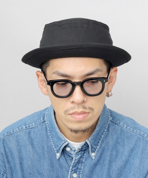 ReqHatter（レックハッター）の「選べる3素材 楕円型クラウン ポークパイハット（デニム・ツイル・スウェット）（ハット）」 - WEAR