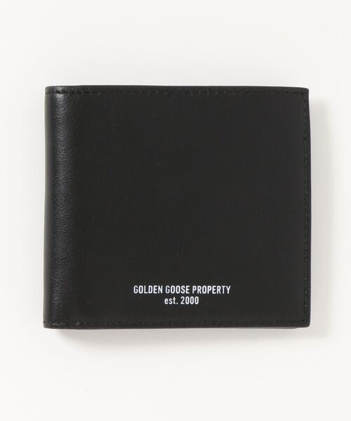 GOLDEN GOOSE Black Smooth Calfskin Wallet（財布）｜GOLDEN GOOSE（ゴールデングース）の ...