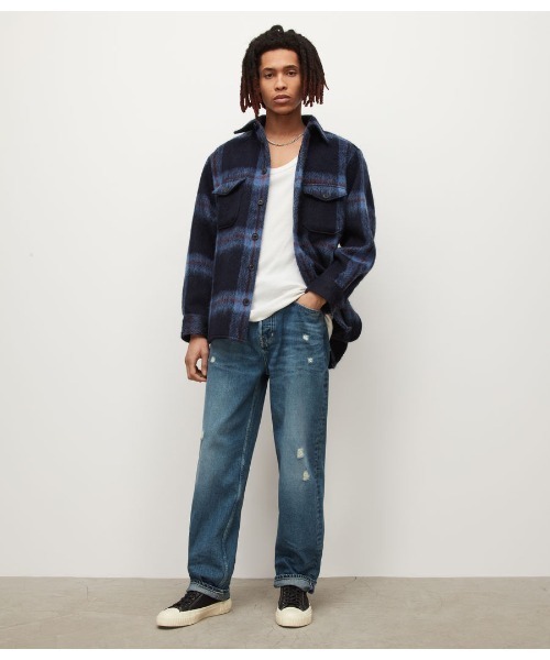 ALLSAINTS（オールセインツ）の「REEVES LOOSE FIT JEANS, DARK INDIGO | REEVES ルーズ ...