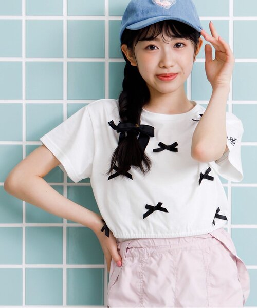 algy（アルジー）の「タンタケりぼんT（Tシャツ/カットソー）」 - WEAR