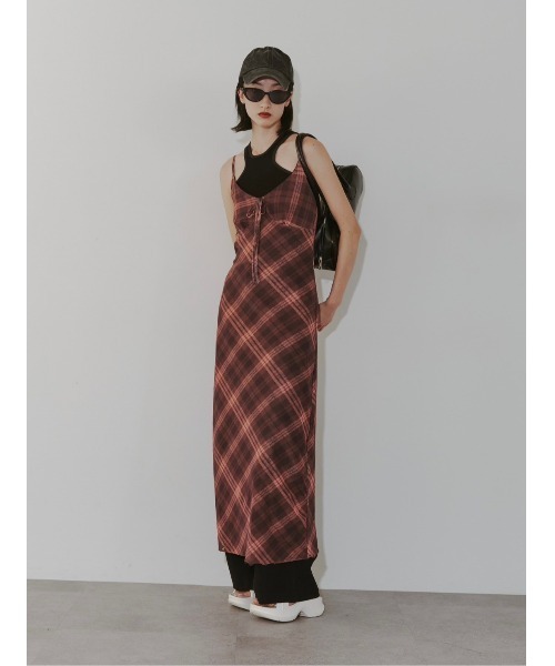 チェックキャミワンピ（ワンピース）｜duei（デュイ）のファッション通販 - ZOZOTOWN
