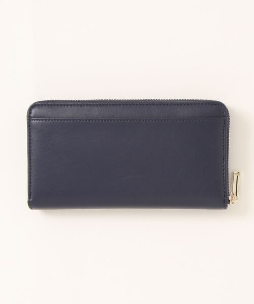 Ted Baker（テッドベーカー）の「JORJANA マグノリア レザー ラウンドジップ ウォレット/長財布(ダークブルー)（財布）」 - WEAR