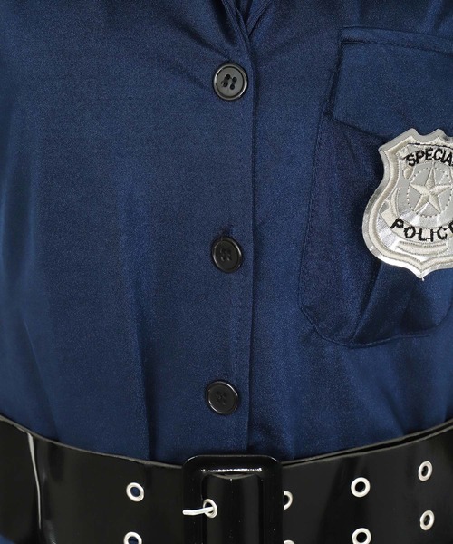 Police(ポリス)の「コスプレ 5点set ウエストベルト付きcuteミニポリス(コスチュームパーティーグッズ)」 Wear