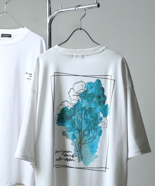 【CONTRIBE】花柄 フラワーグラフィックオーバーサイズTシャツ（Tシャツ/カットソー）｜ZIP FIVE（ジップファイブ）のファッション ...
