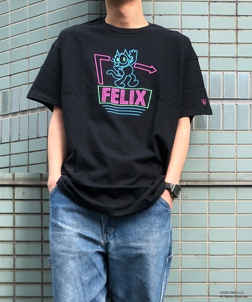 COMMON WARE（コモンウェアー）の「FELIX THE CAT ネオンTシャツ（Tシャツ/カットソー）」 - WEAR