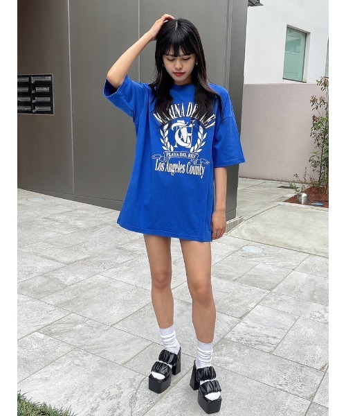ENVYM（アンビー）の「カレッジロゴBIG T（Tシャツ/カットソー）」 - WEAR