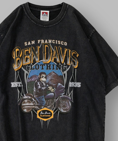BEN DAVIS（ベンデイビス）の「【BENDAVIS／ベンデイビス】MOTORCYCLE SHOP VNTG TEE/ヴィンテージ ...