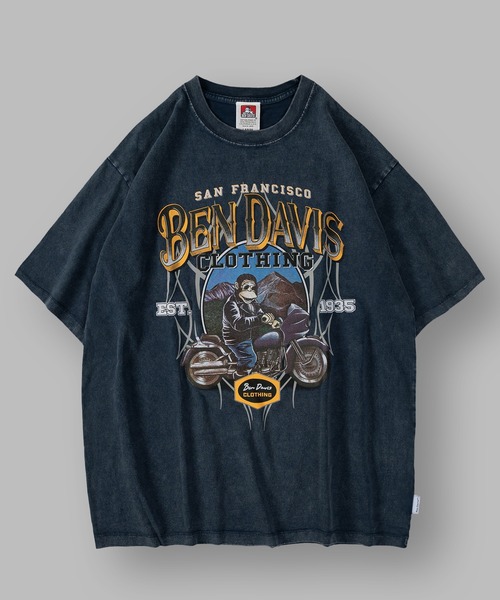 BEN DAVIS（ベンデイビス）の「【BENDAVIS／ベンデイビス】MOTORCYCLE SHOP VNTG TEE/ヴィンテージ ...