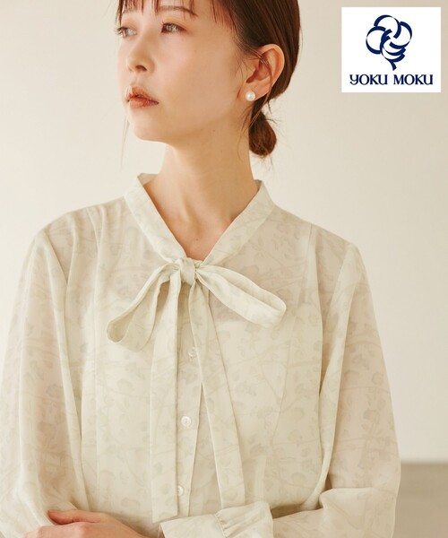 【YOKU MOKU/ヨックモック×ROPE' PICNIC】リボンブラウス（シャツ/ブラウス）｜ROPE' PICNIC（ロペピクニック）のファッション通販 - ZOZOTOWN