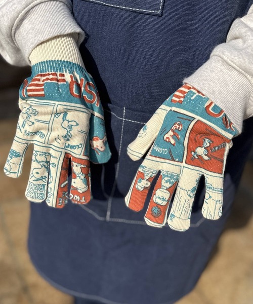 スヌーピー【SNOOPY】Gardening Glove (U.S.A.)/軍手（手袋）｜SNOOPY×OLD BETTY'S（スヌーピー ...