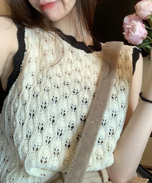 クロシェ編み ニットトップス culw673（その他トップス）｜c.u.l（シーユーエル）のファッション通販 - ZOZOTOWN