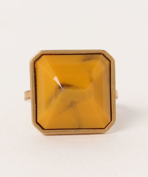 ADER（アデル）の「ADER.bijoux/アデルビジュー RETRO square ring（リング）」 - WEAR