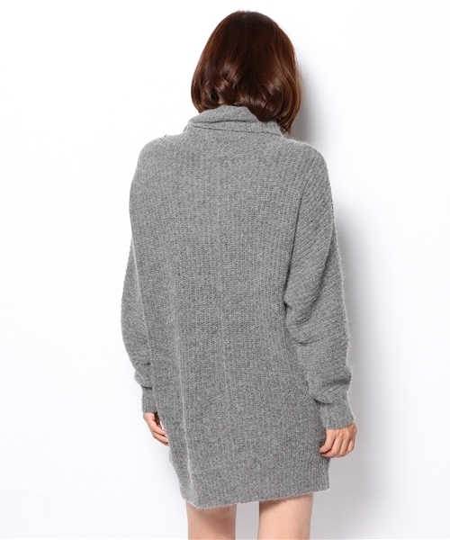 nano・universe（ナノユニバース）の「ANG混オフタートルニットワンピース L/S（ワンピース）」 - WEAR