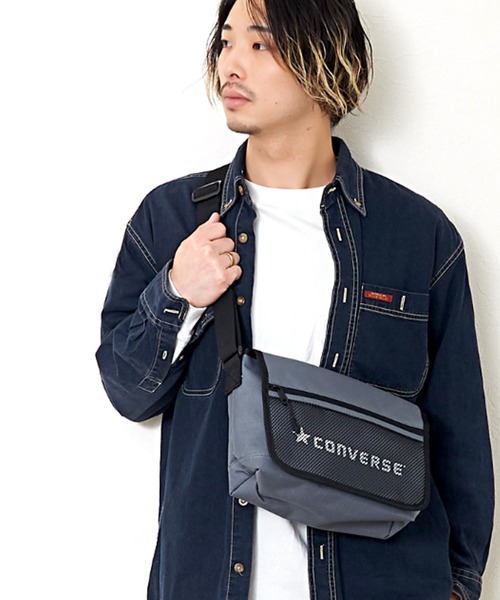 CONVERSE（コンバース）の「CONVERSE MESH POCKET FLAP SHOULDER BAG（ショルダーバッグ）」 - WEAR